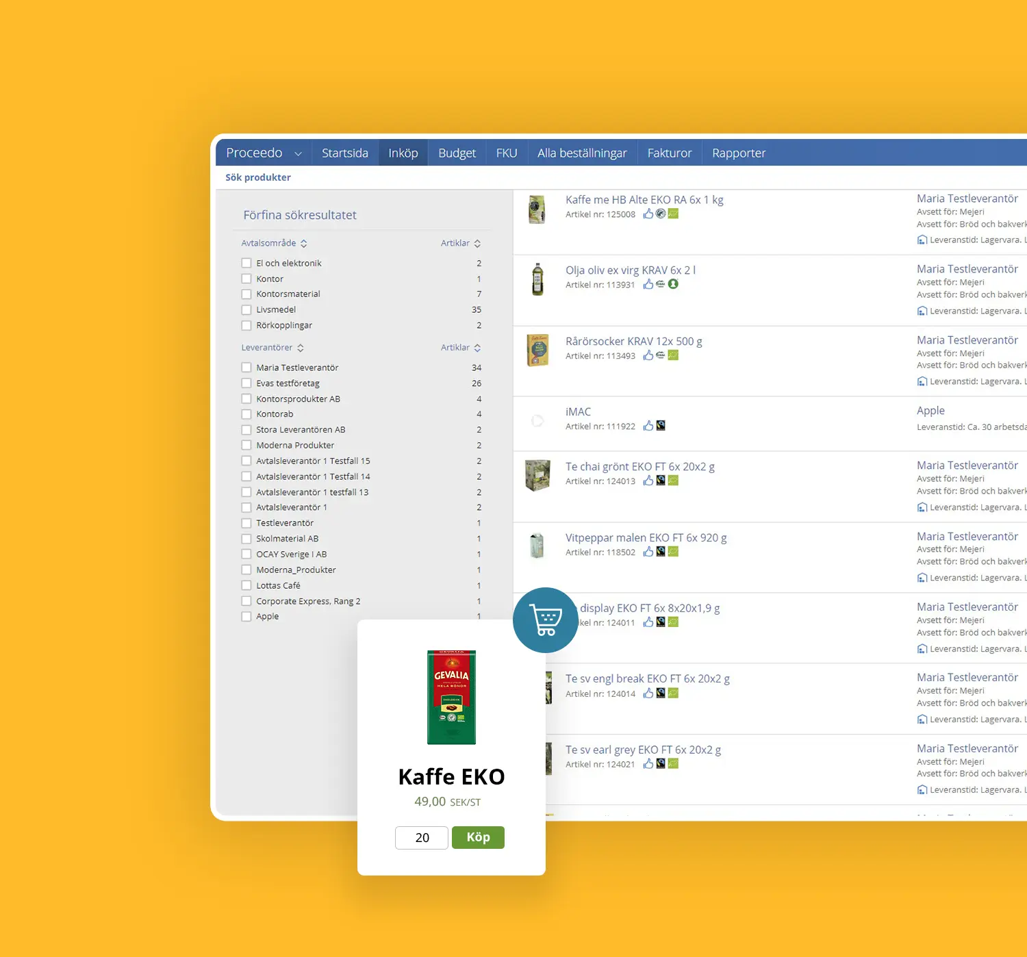 Proceedo - Inköps- och fakturahanteringssystem